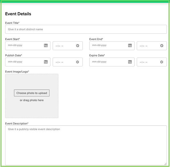 How To: Manage Events on Consumer Site